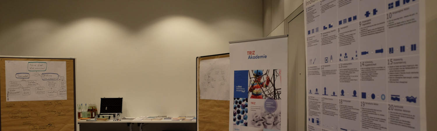 Poster mit TRIZ Innovationsprinzipien oder Standardlösungen